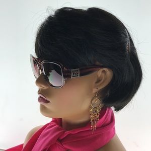 Oleg Cassini | Accessories | Oleg Cassini Over Sized Clear Neapolitan ...